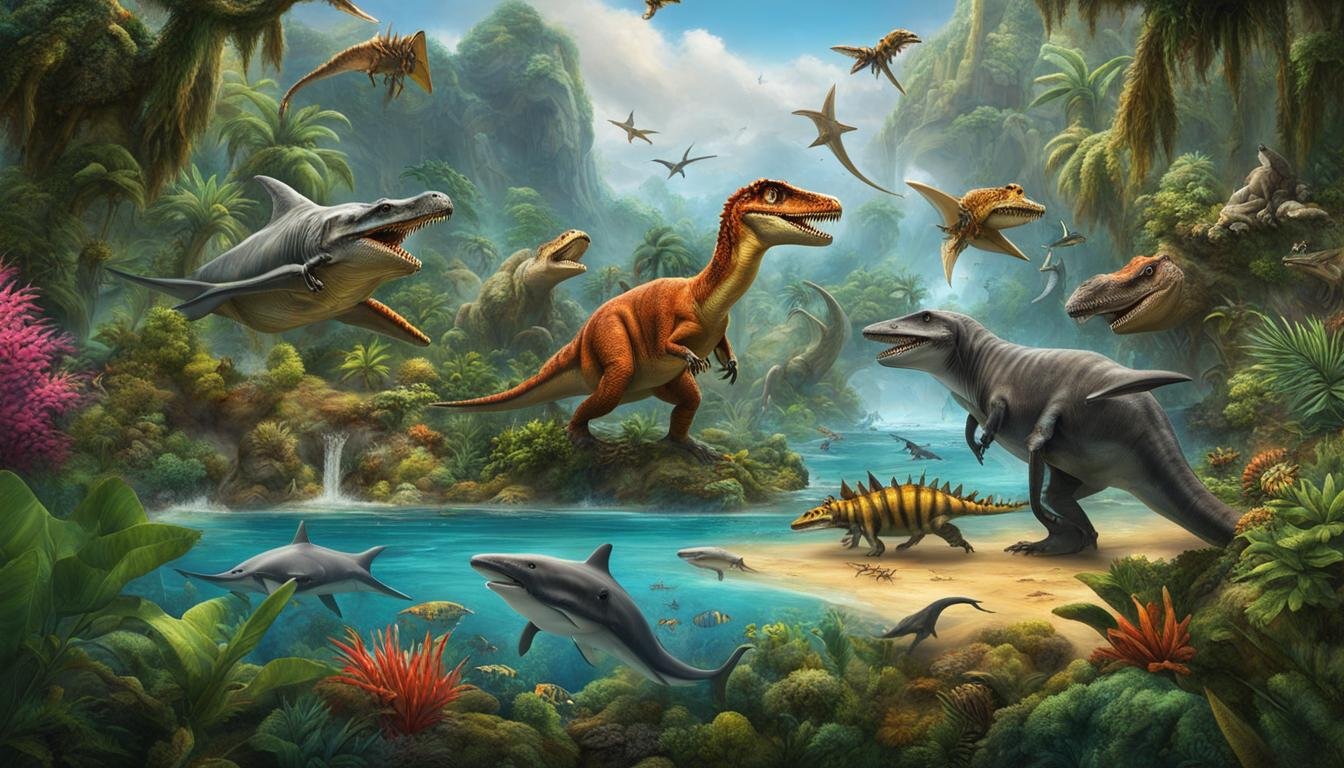 Coexistence of Dinosaurs with Other Prehistoric Animals